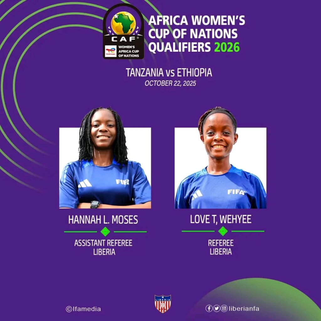 CAF Appoints Two Liberian Referees for Women’s AFCON Qualifier | The ...