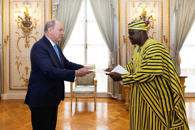 Liberia’s Ambassador Presents Credentials to Prince Albert II of Monaco ...