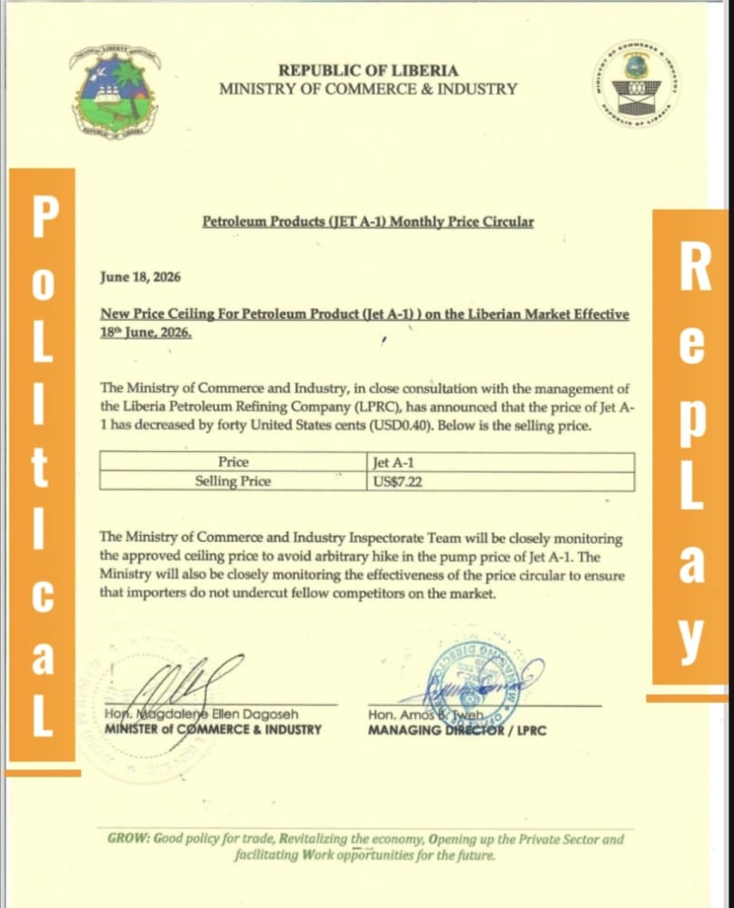 Fuel Prices Drop Across Liberia as Government Announces New Petroleum ...